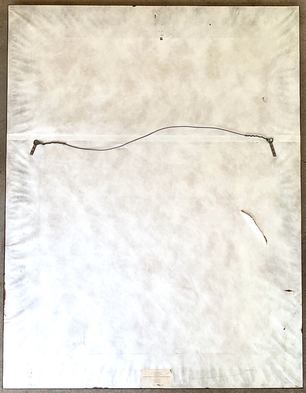 HUGE Original Roland Poska 1977 Mixed Media Modernism Painting 4x ...