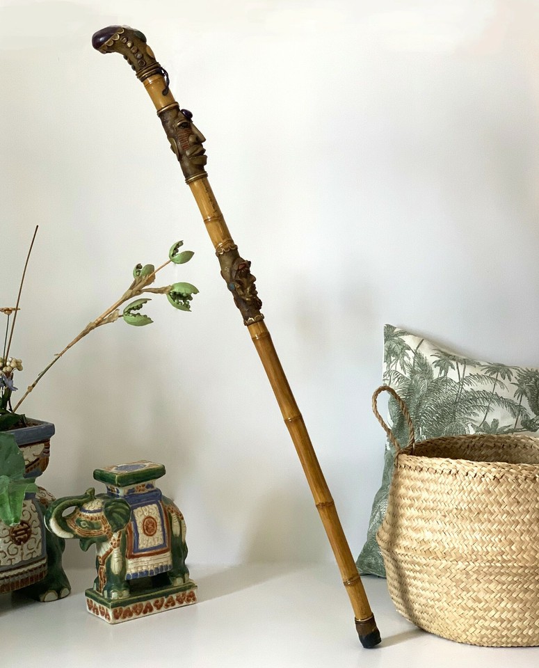 Amazonian Tribal Handmade Bamboo Cane | eBay