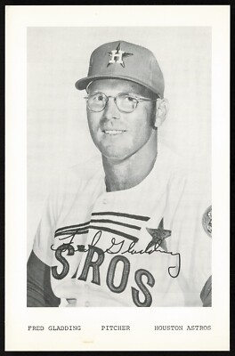 1971 Houston Astros Team Issue Photocards (3-1/2" x 5-1/2") -FRED ...