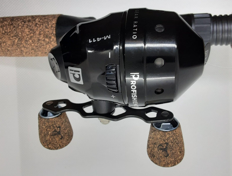 LOT OF 3 PROFISHIENCY CAMO SPINCAST MICRO REEL 6-FOOT / 2-PIECE ROD MED ...