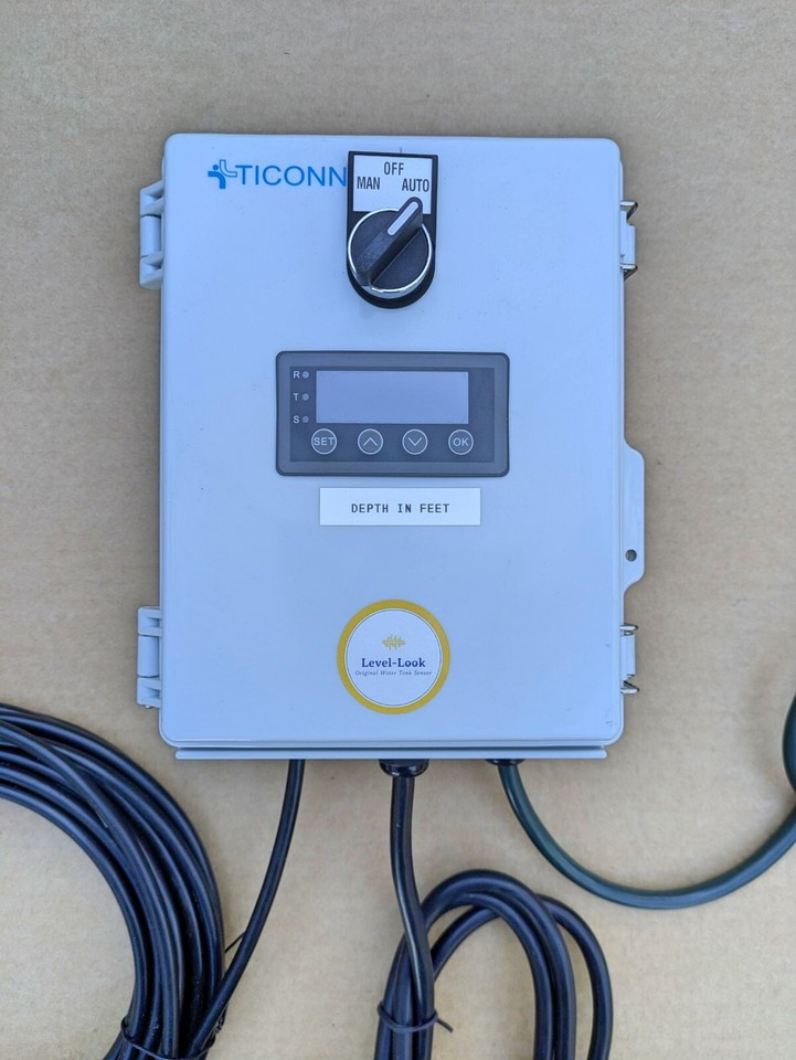 Tank Level Pump Control 110 VAC, Digital Display, Submersible Sensor ...