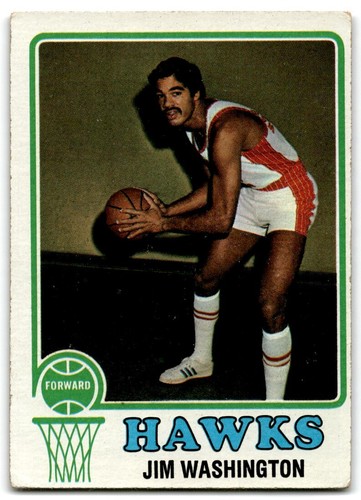 1973-74 Topps Jim Washington Atlanta Hawks #87 | eBay
