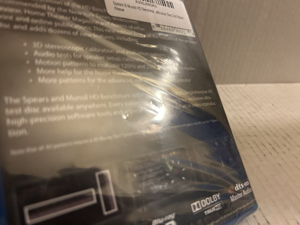 Spears & Munsil : HD Benchmark Hand Forged 2nd Edition (Blu-Ray 3D ...