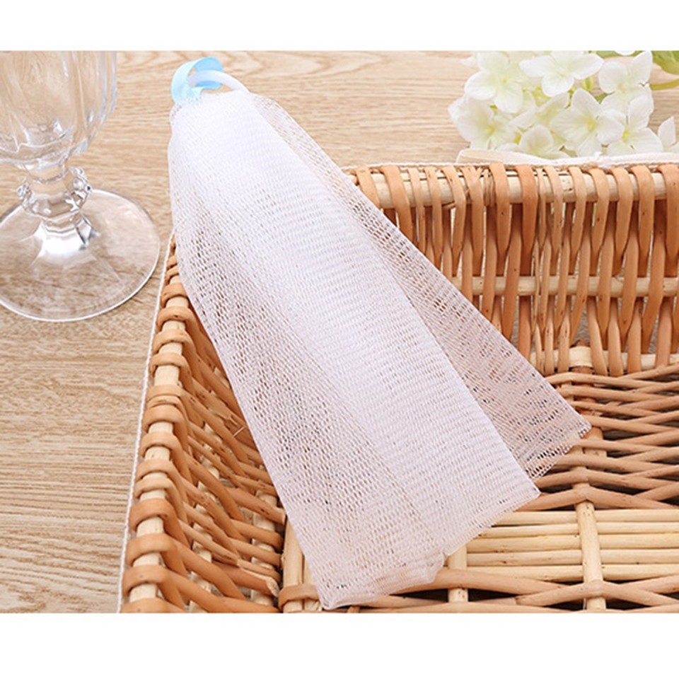 Handmade Soap Foaming Net Mesh Box Facial Cleanser Face Cleansing Nets ...