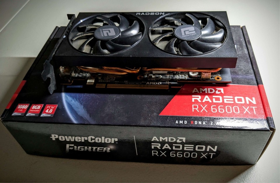 Powercolor Radeon RX 6600 xt fighter 8GB (Lightly used) | eBay