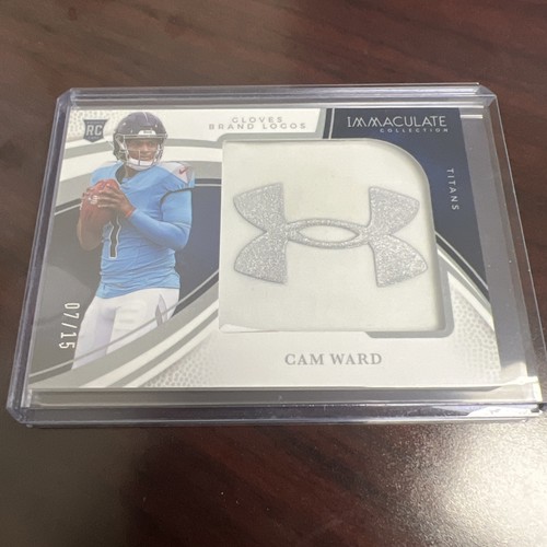 2025 Panini Immaculate Cam Ward gloves brand logos 7/15 | eBay