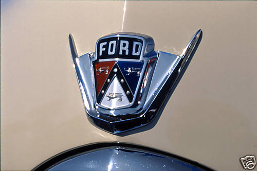 1950's Ford Hood Emblem Classic Car Photo (CA-0133) | eBay