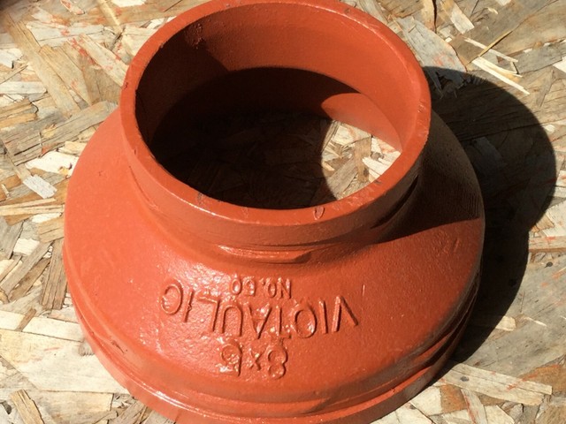 VICTAULIC 8" x 5" Figure 50 Concentric Reducer Grooved End IPS Pipe ...