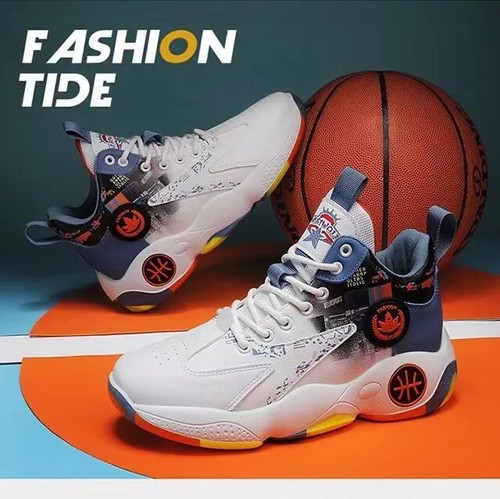 Spring High Top Faux Leather Sneakers Casual Sports Street Basketball ...