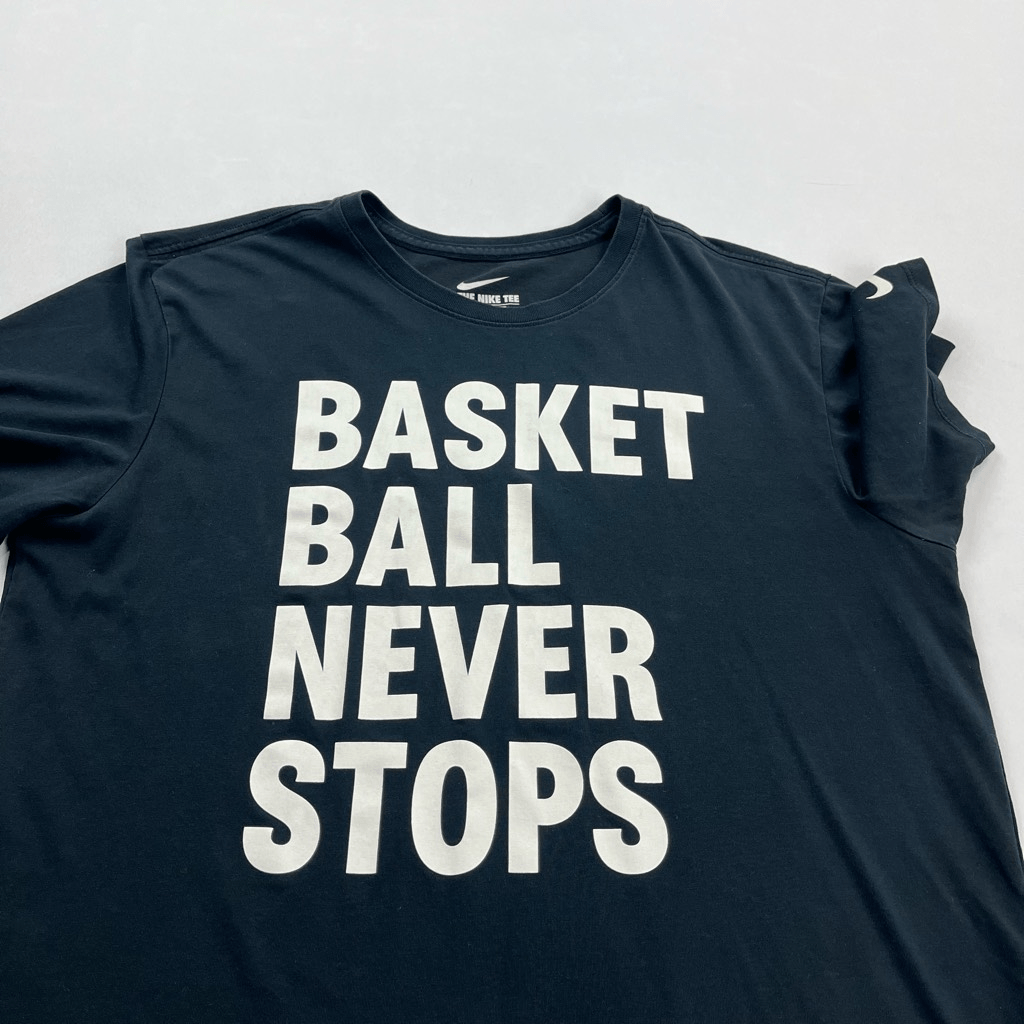 Nike Basketball Never Stops Nike Dri Fit Shirt Men Small Purple