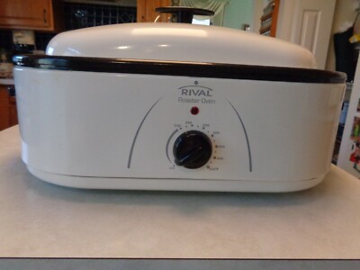 Rival Roaster Oven 17-Quart with Removable Roasting Turkey Oven Open ...
