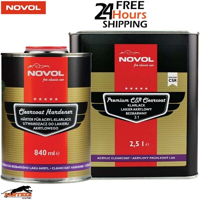 Novol for Classic Car Premium CSR Clearcoat Lacquer Kit 3:1 Set | eBay UK