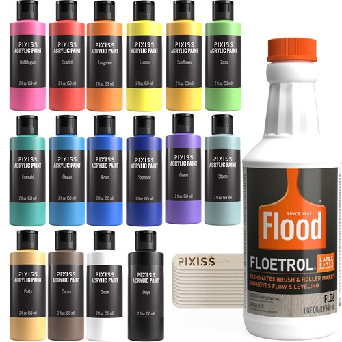 Floetrol For Acrylic Paint Pouring Kit Flotrol Acrylic Pour Medium ...