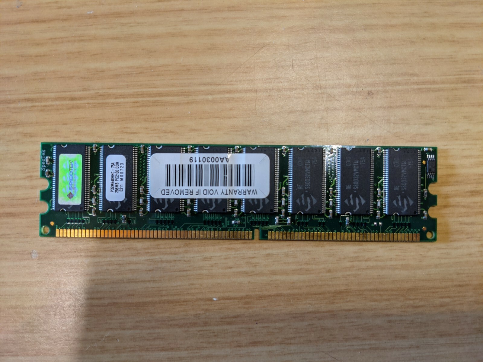 Spectek 256MB PC 2100 266MHz DDR Ram | eBay