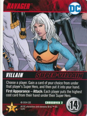 RAVAGER DC Comics Deck Building Game ART card ARROW REDUX | eBay