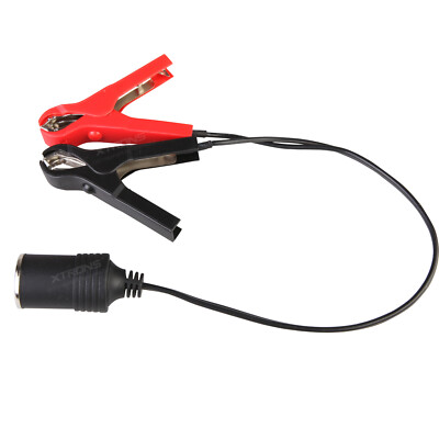 DC 12V Car Boat Battery Terminal Clip Cigarette Lighter Power Socket ...