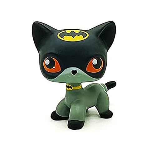 Mini Pet Shop LPS Cat Super Hero Bruce Wayne Action Figures Custom OOAK ...