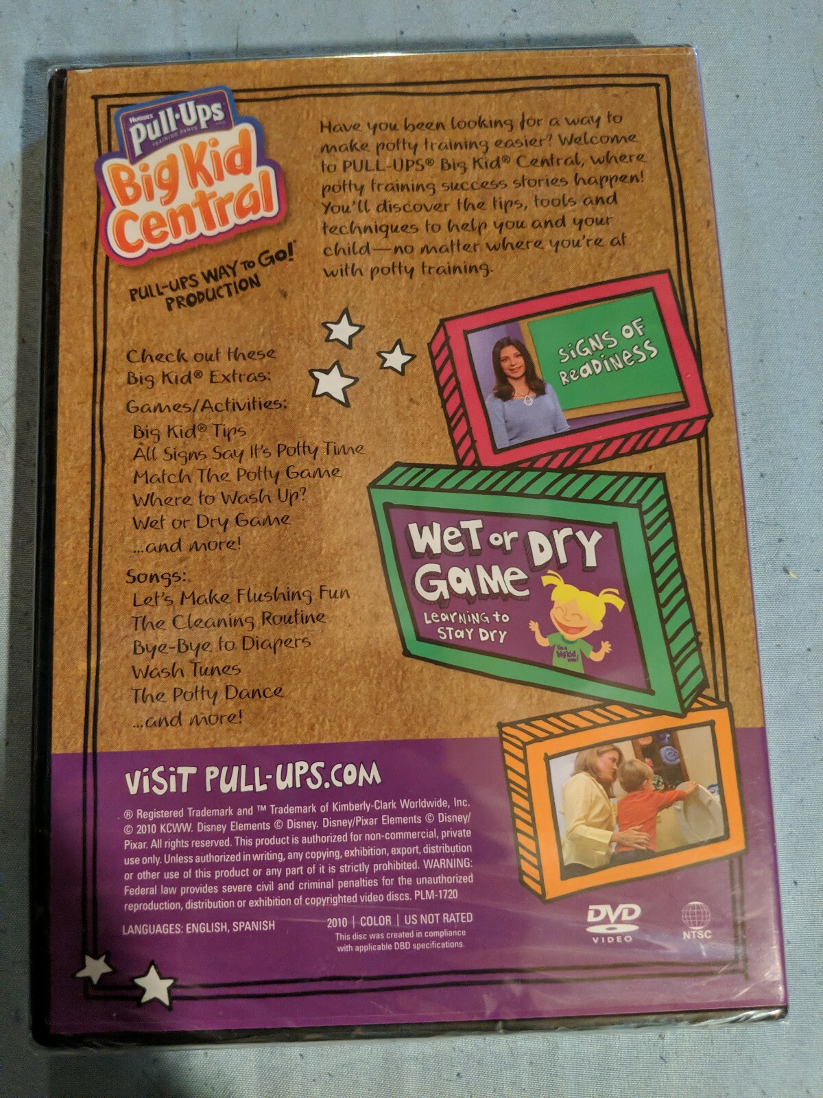 Pull-Ups Big Kid Central Potty Training Success DVD BRAND NEW SEALED | eBay