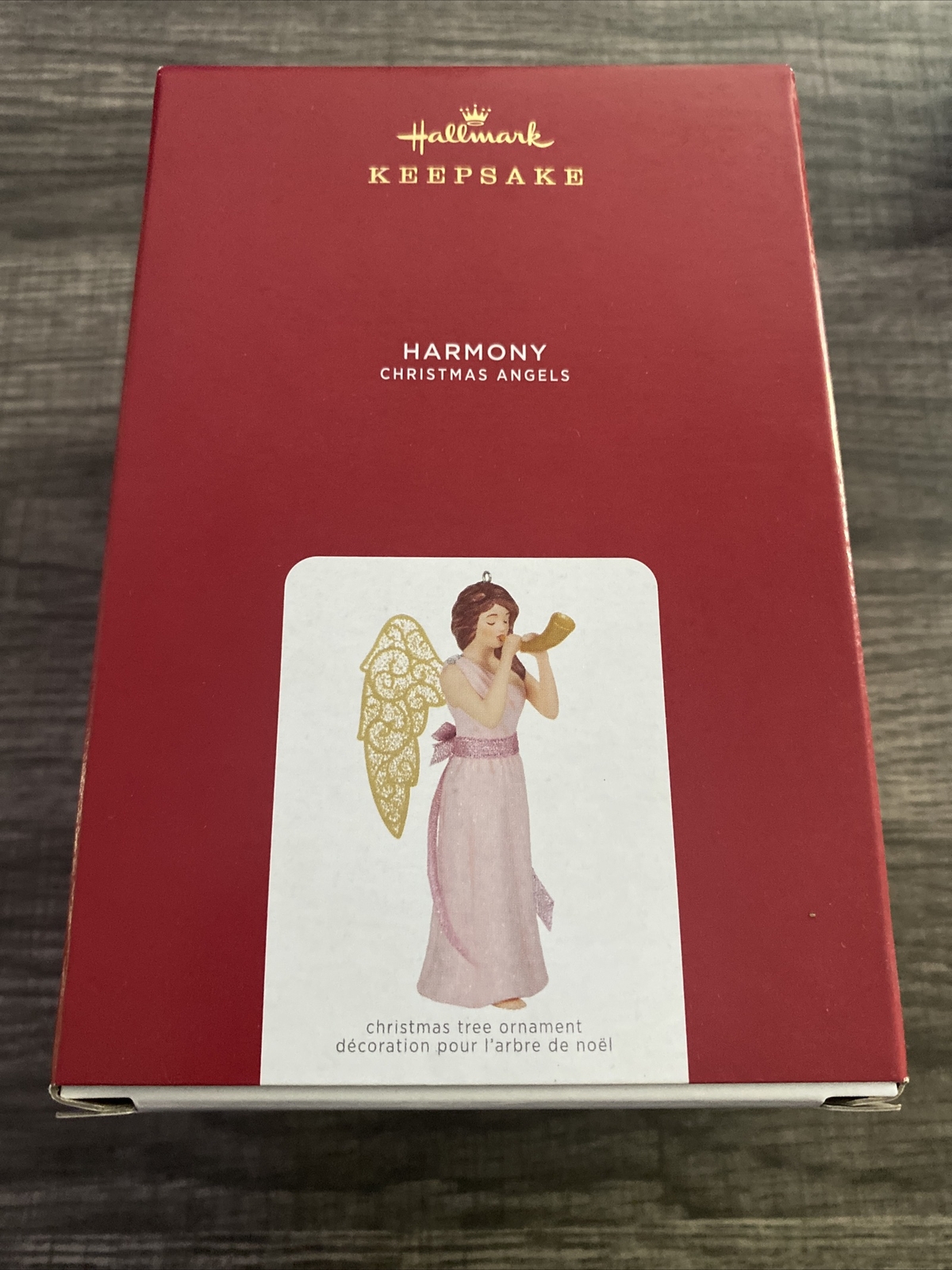 Hallmark Christmas Angels #4 Series Ornament Beautiful Harmony Pink ...