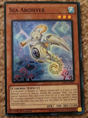 Yugioh Sea Archiver SDPL-EN003 Super Rare 1st Edition NM | eBay