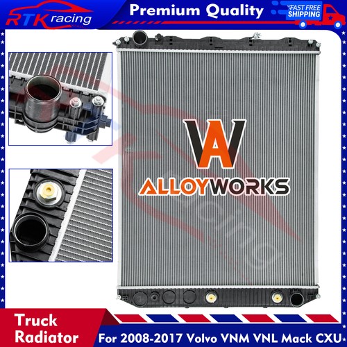 Truck Radiator For 2008-2017 Volvo VNM VNL Mack CXU/2011-13 Volvo VAH ...