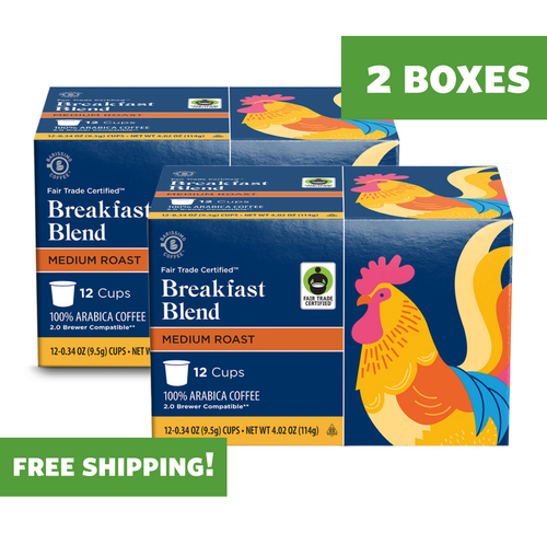 2 PACK Barissimo Fair Trade Breakfast Blend Arabica Coffee Pods, ALDI ...