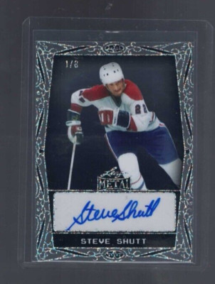 STEVE SHUTT 2024 LEAF METAL HOCKEY LEGENDS AUTO Clear Acetate #1/8 | eBay