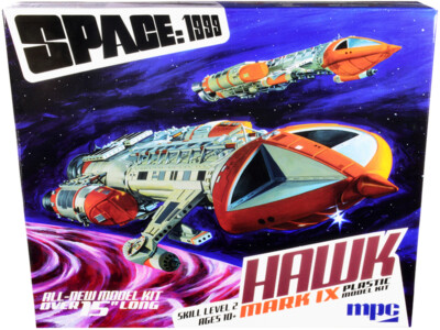 Skill 2 Model Kit Hawk Mark IX Space Fighter Space: 1999 1975-1977 TV ...