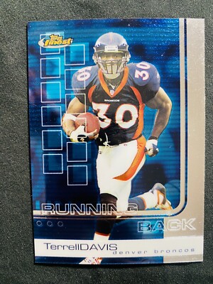 2002 TOPPS #8 TERRELL DAVIS EX-MT NFL FOOTBALL CARD | eBay