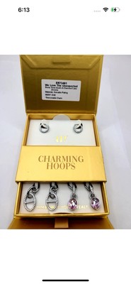 New Bomb Party Charming Hoops-We Love The Unexpected | eBay