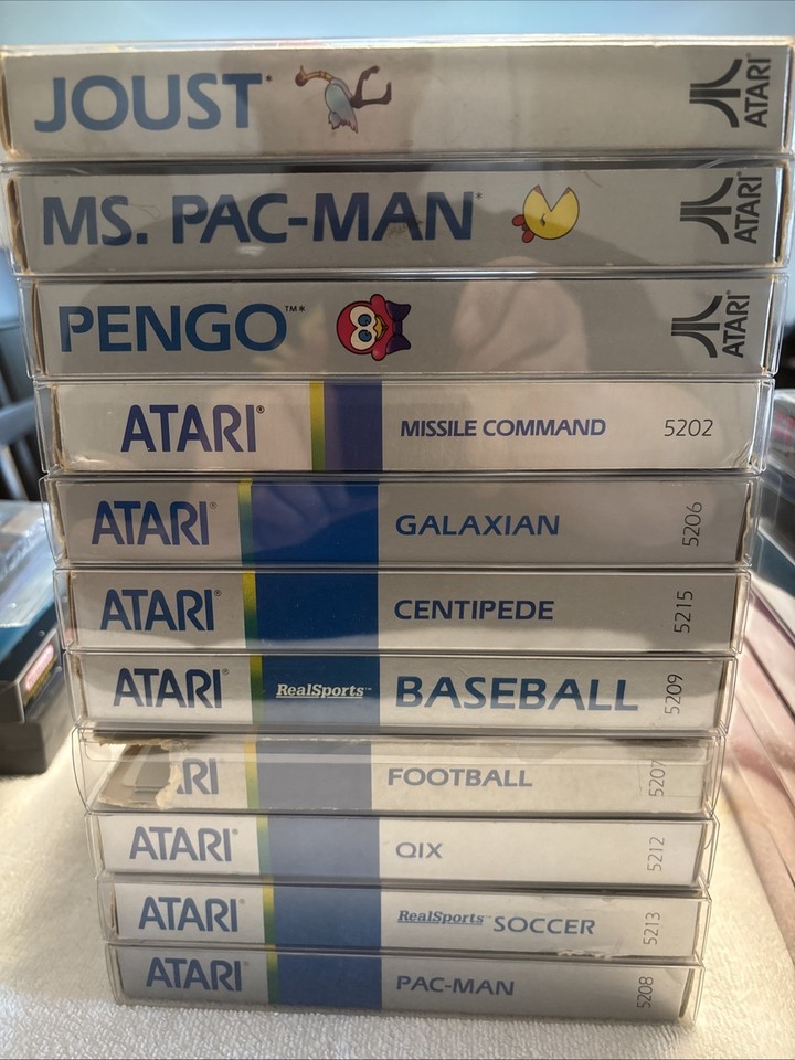 Vintage Atari & NES Game Lot of 27 - Boxes , Instructions and ...