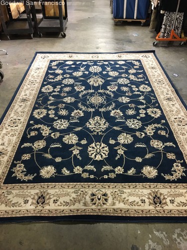 Home Decorative Blue White Floral Rectangular Shape Middle Eastern ...