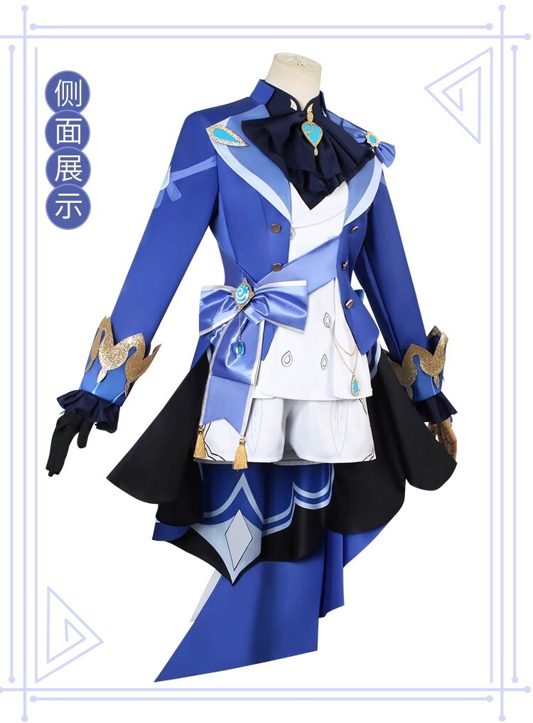 Game Genshin Impact Furina Cosplay Costume With All Accessories ...