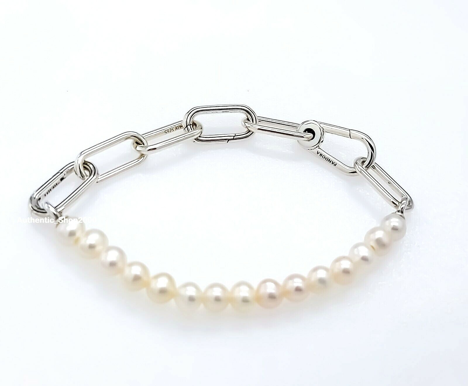100% Authentic NEW PANDORA Me Links Freshwater Cultured Pearl Bracelet ...
