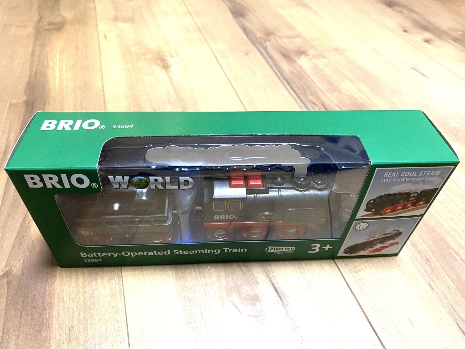 BRIO Battery-Operated steaming train electric vehicle locomotive 33884 ...