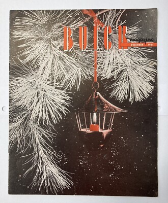 Vintage Buick Magazine December 1954 Christmas Issue | eBay