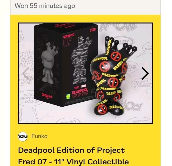 SDCC LE750 Funko Pop Deadpool Edition of Project Fred 07 - 11" Vinyl ...