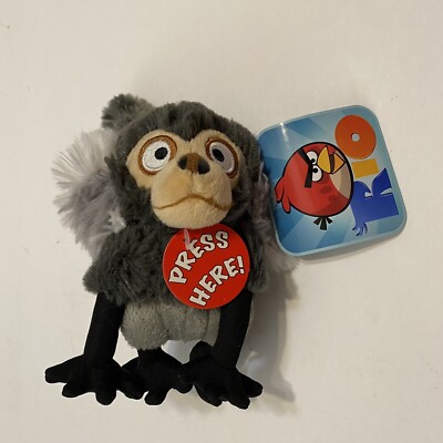 Angry Birds Rio Mauro Marmoset Lemur Monkey 5” Plush Commonwealth 2011 ...