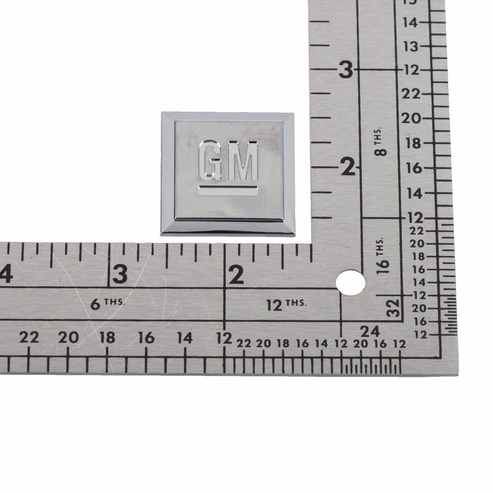 OEM NEW GM Fender or Door GM Mark of Excellence Emblem Badge Chrome 1 ...