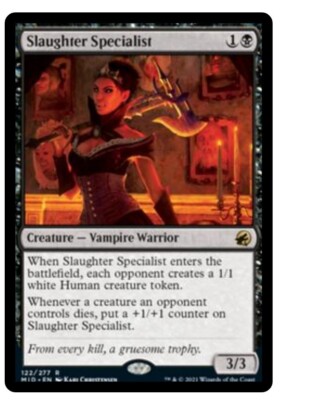 Slaughter Specialist + 10 Random Rares MTG Magic the Gathering Gift Set ...