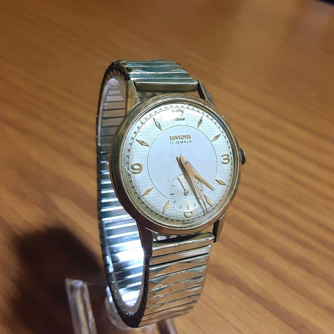 [Operatable] Invicta Antique Sumoseco GOLD 10 micron men's watch 17 ...