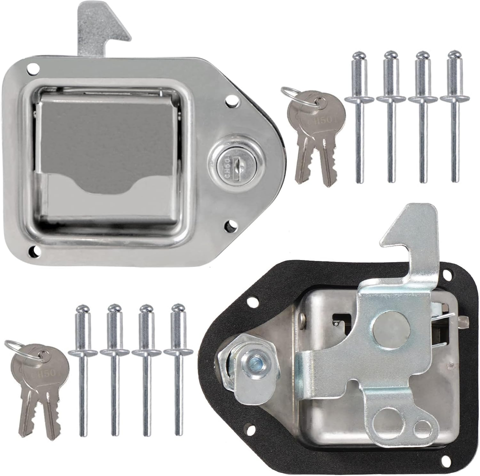 2Pcs Truck Tool Box Latch Toolbox Paddle Lock Replacement Handle ...
