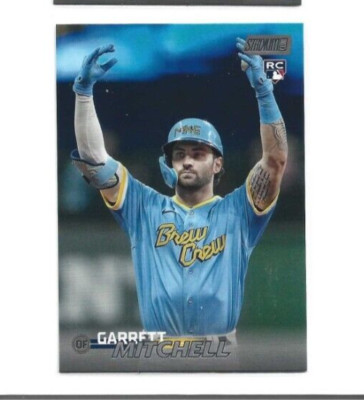 2023 Topps Stadium Club Milwaukee Brewers Garrett Mitchell Rookie card ...