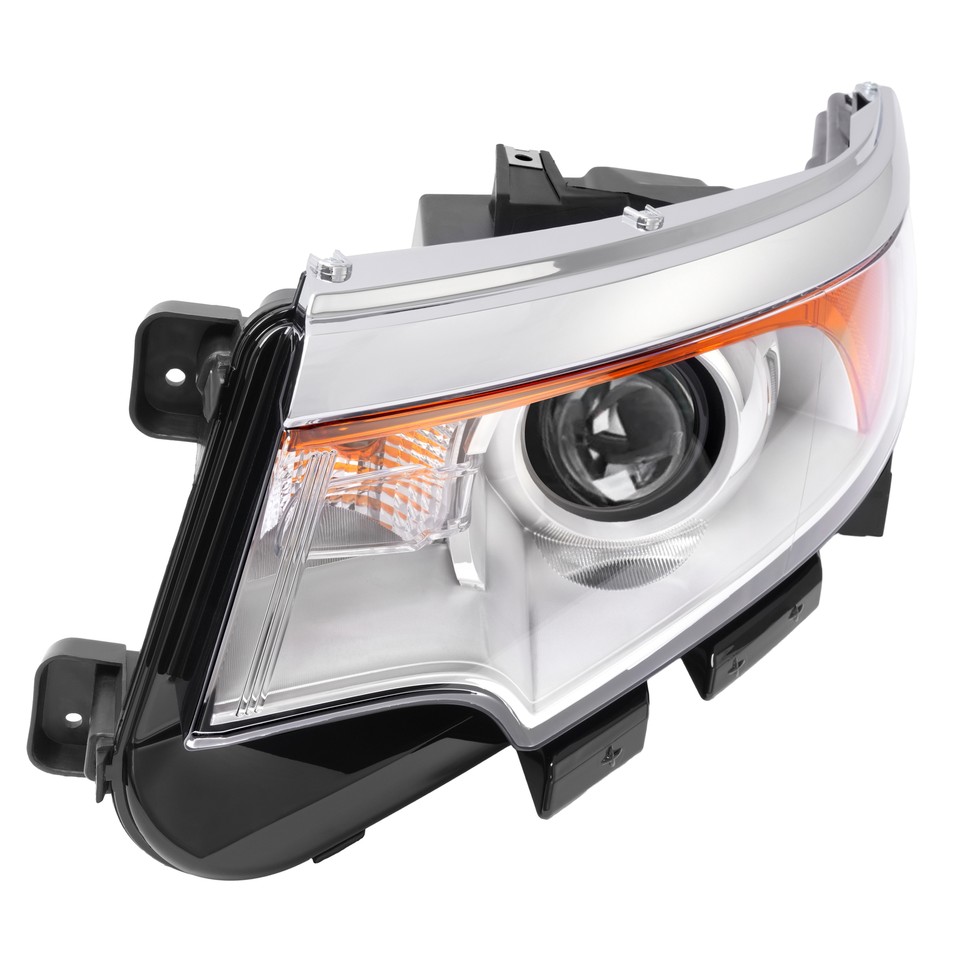 Left Driver Side For Ford Edge 2011-2014 Headlight Lamp W/Bulb 5 Pins ...