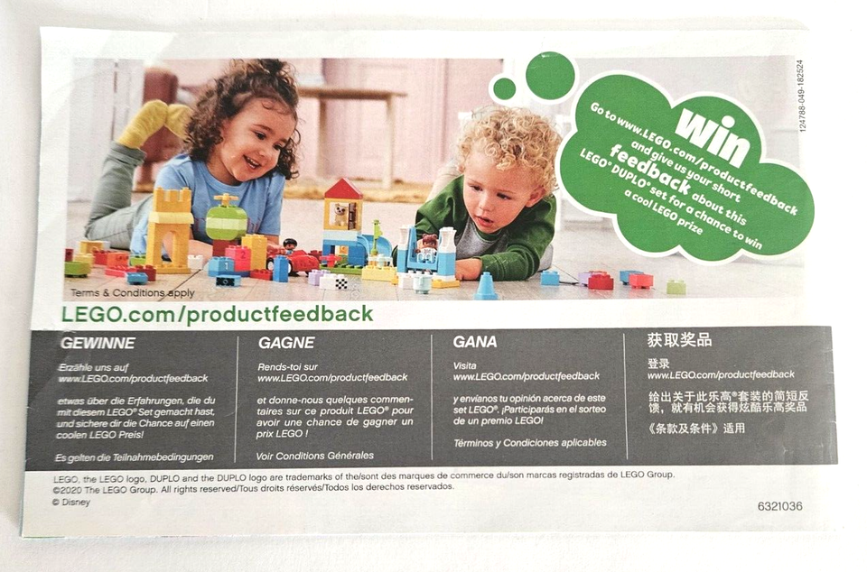 Lego Instruction Manual Ariel's Undersea Castle Duplo 10922 Booklet ...