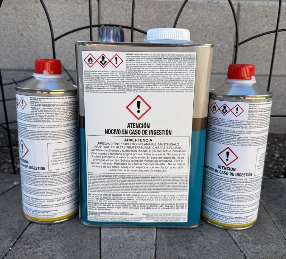 MC161 PPG Omni High Solids Clear One GL & MH168 Or MH167 Hardeners Two ...