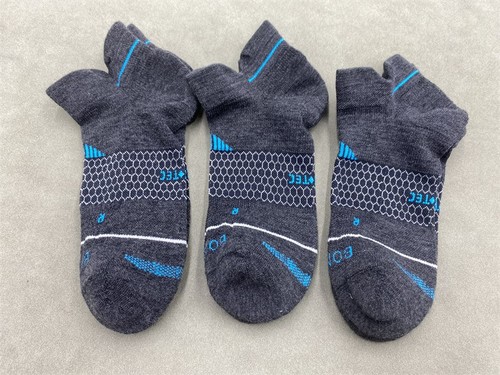 3 Pairs Size XL Gray Bombas Cushioned Men All-Purpose Performance Ankle ...