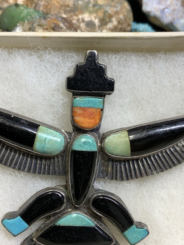 MUSEUM QUALITY! IACB, C.G. Wallace “U.S. ZUNI 1” Knifewing By Leekya ...