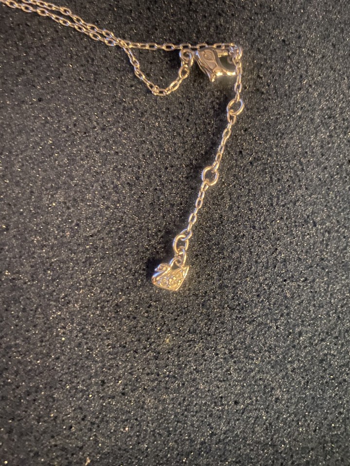 Swarovski Sensation Chandelier Pear Cut Crystal Pendant Necklace slight ...