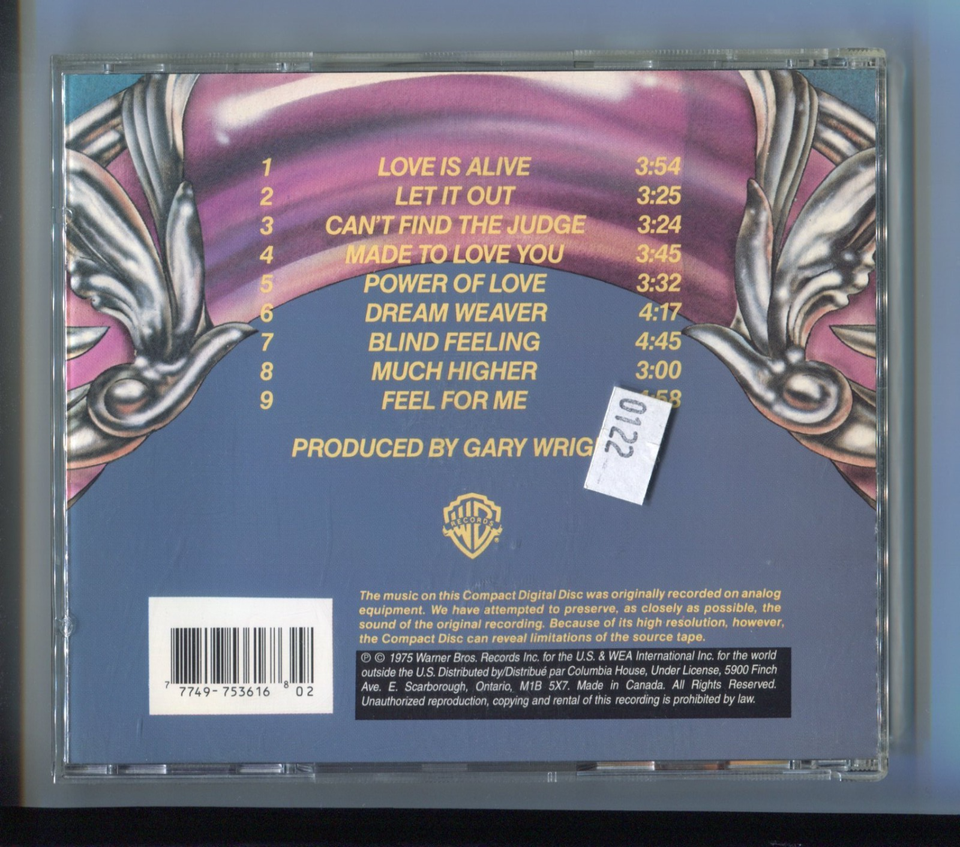 Gary Wright "The Dream Weaver" Music CD | eBay